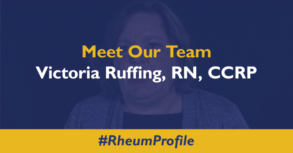 Meet Victoria Ruffing, RN, CCRP • Johns Hopkins Rheumatology