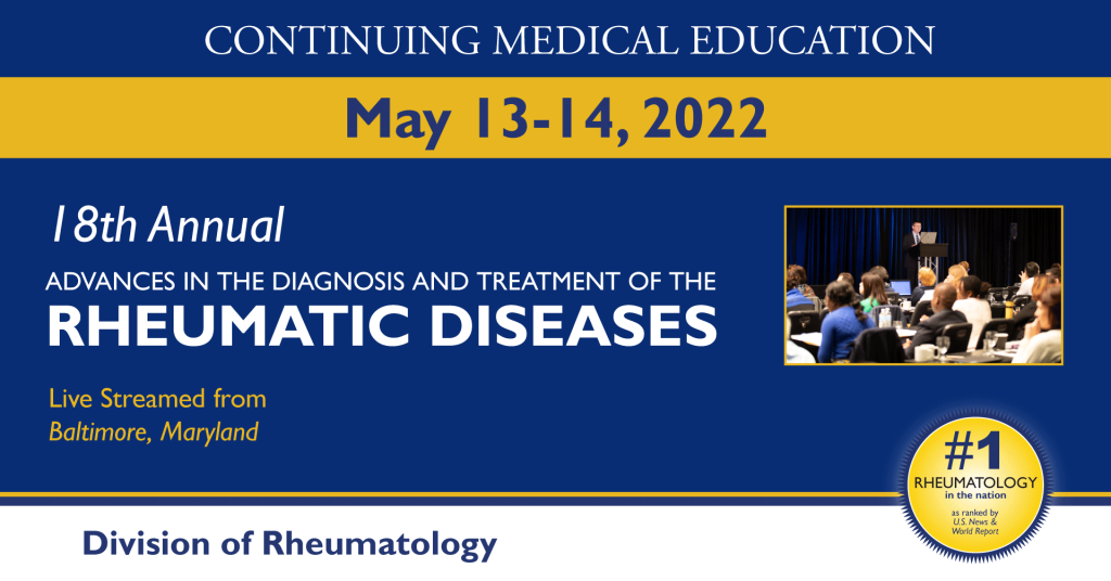 2022 Rheumatology Course Johns Hopkins Rheumatology